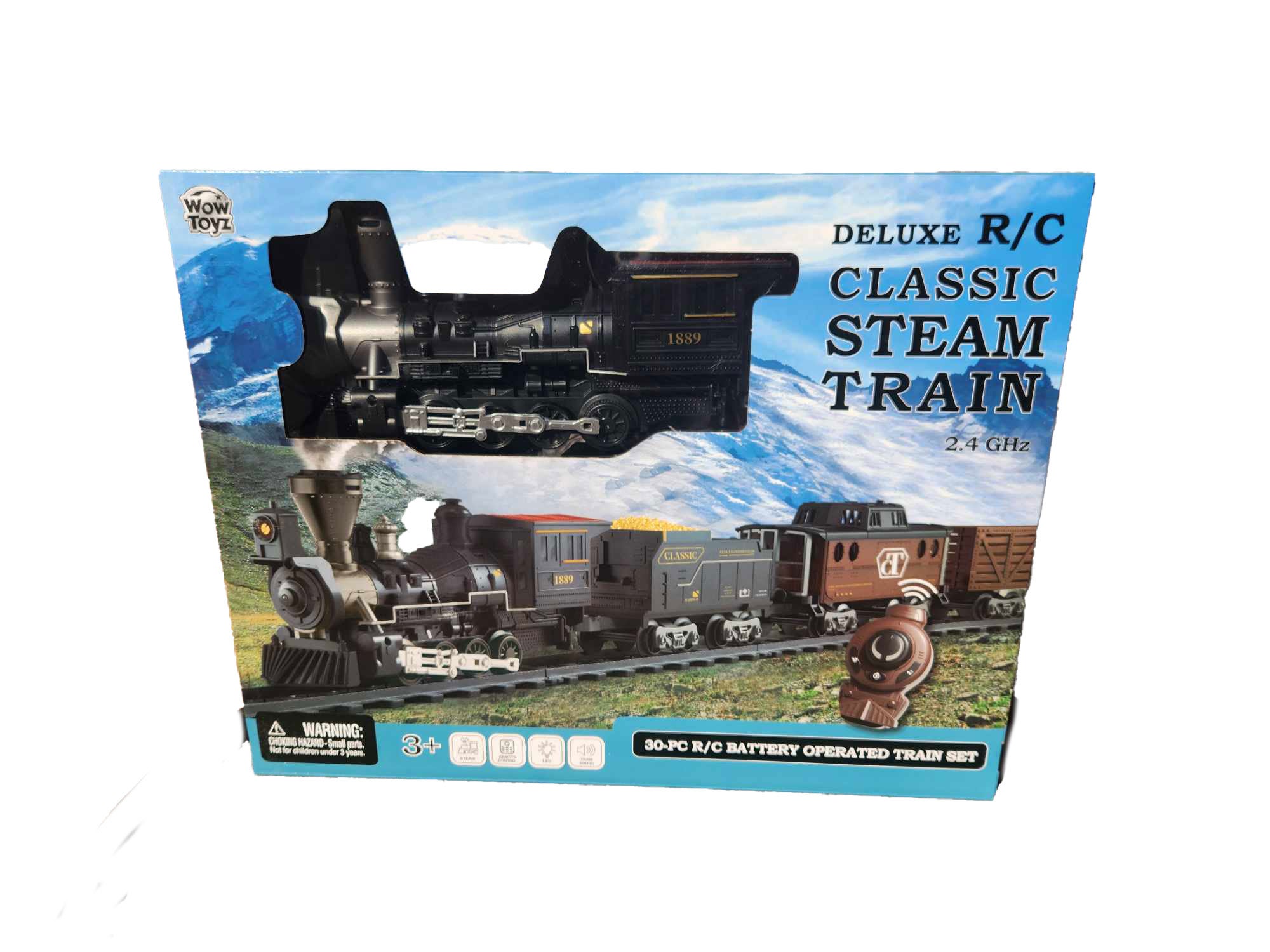 Classic RC Steam Train Set - 30pc Remote Control Toy | TVRM Gift Shop