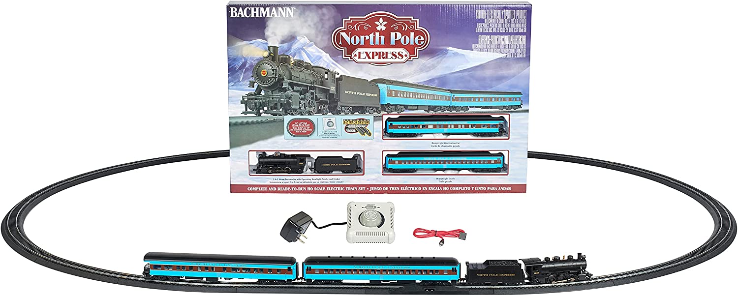 North Pole Express HO Scale Train Set: Delightful Christmas Decor for ...
